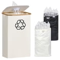 29 Gallons Recycling Bins for Kitchen, Indoor Recycle Bins with Lid ...