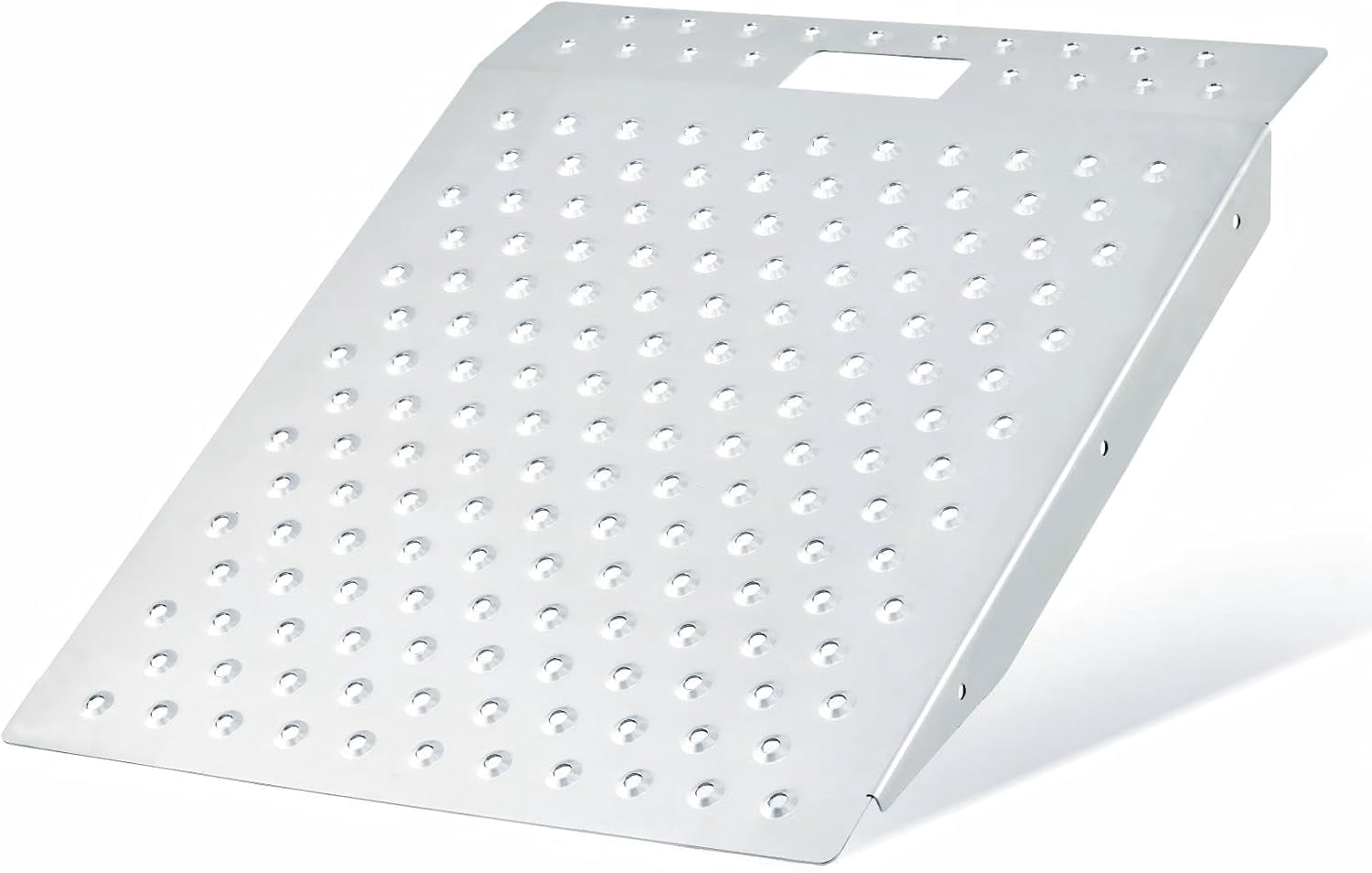 29 In x24 In Heavy Duty Shed Ramp 750LB Capacity Steel Anti-Slip Punch ...