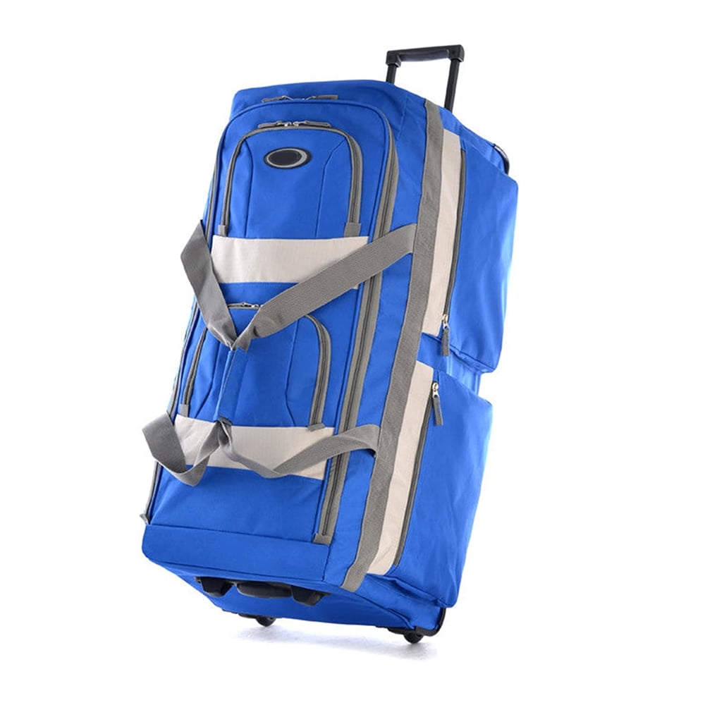 29 Inch 8 Pocket U Shaped Lightweight Water Polyester Rolling Duffel ...