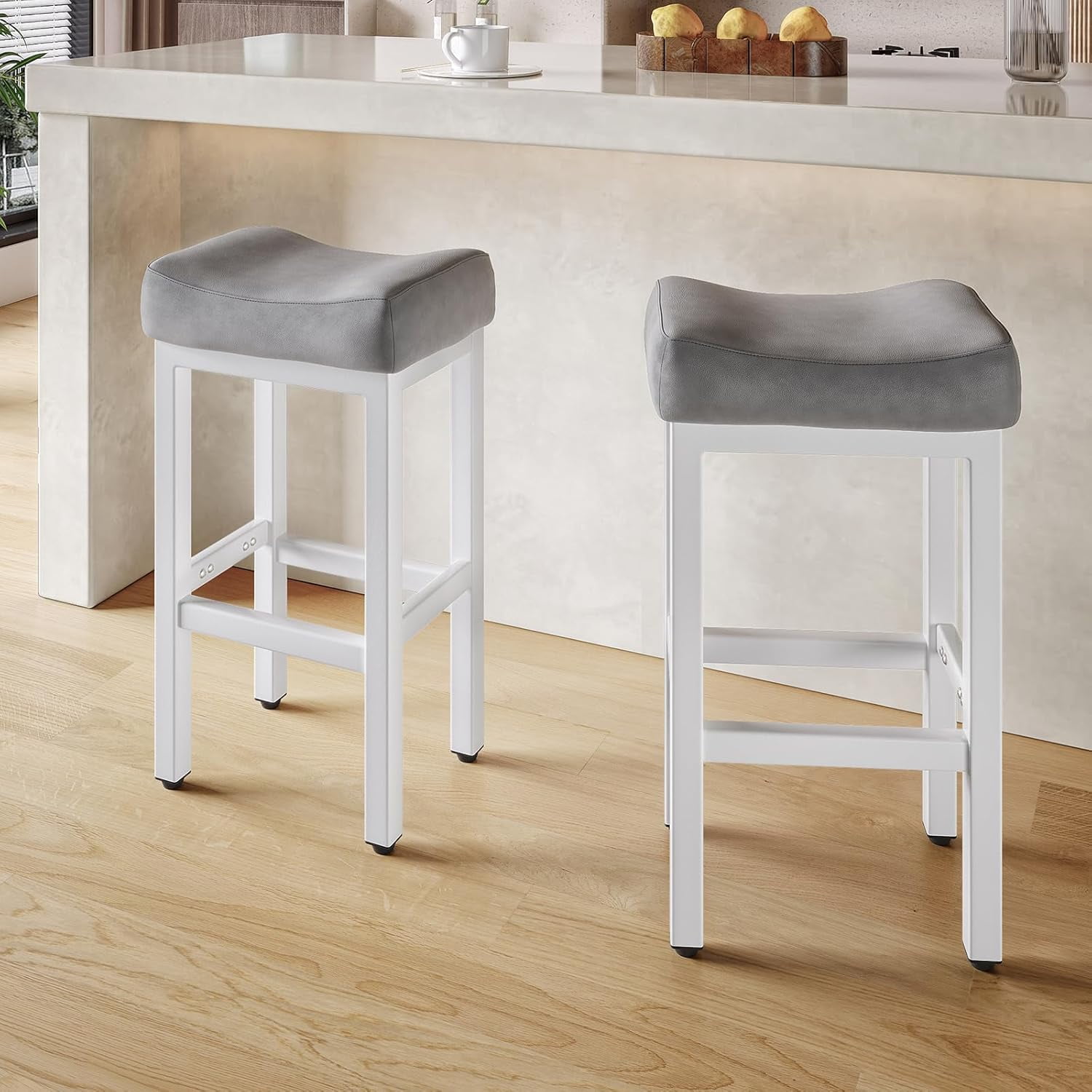 29 Inch Bar Height Bar Stools Set of 2, 29" Barstools for Kitchen ...