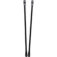 29 Inch Matte Black Metal Garden Swing Replacement Bars Set of 2 ...