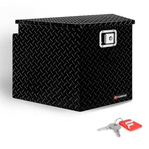 29 Inch Trailer Tongue Box Aluminum Trailer Tool Box for Storage ...
