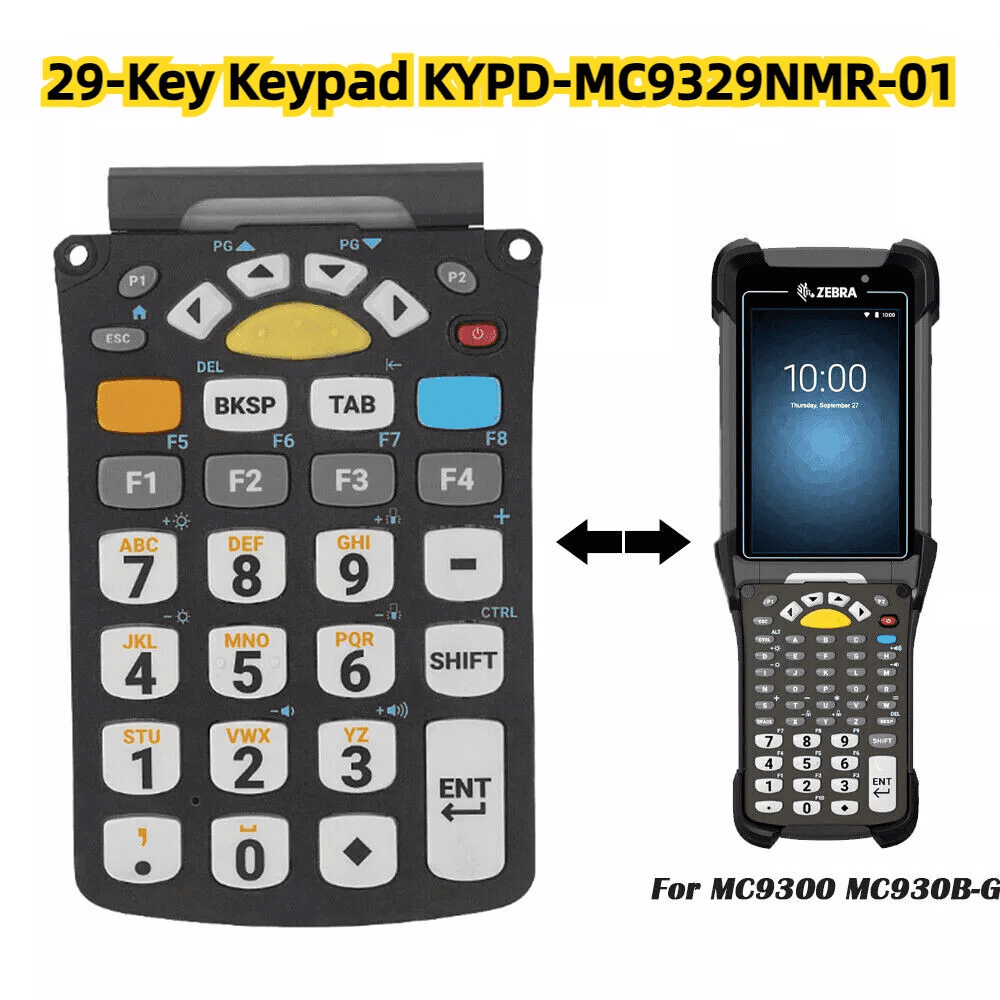 29-Key Shifted Alpha Numeric Keypad for Symbol MC9300 MC930B-G KYPD ...