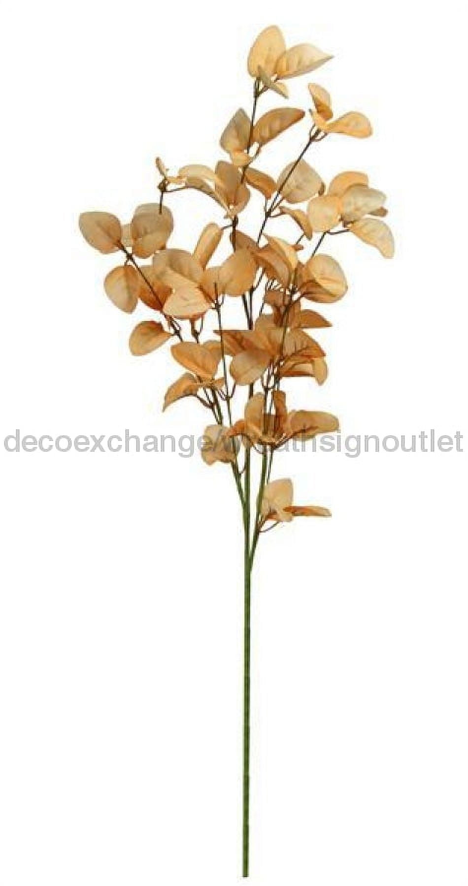 29"L Eva Rose Leaf Spray Tt Peach HA143921 - Walmart.com