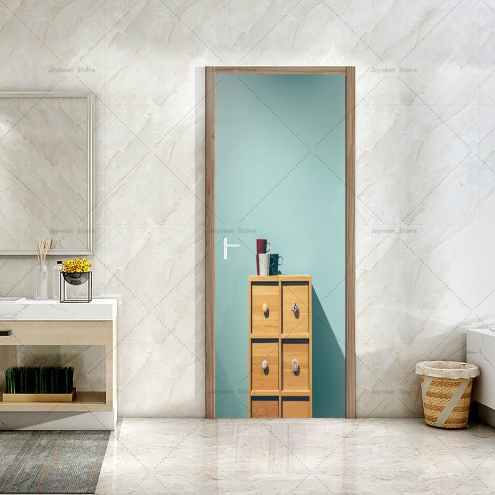 29 Landscape Door Stickers Nature Poster Mountain and Sea Mural Home ...