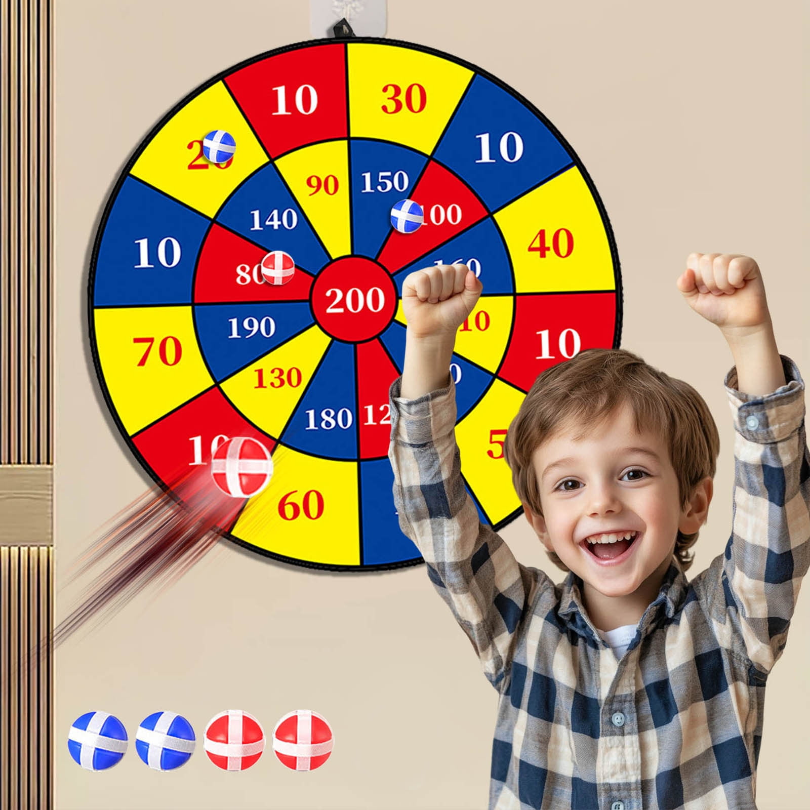 29" Large Dart Board for Kids, Boys Toys Dartboards, Indoor & Outdoor ...