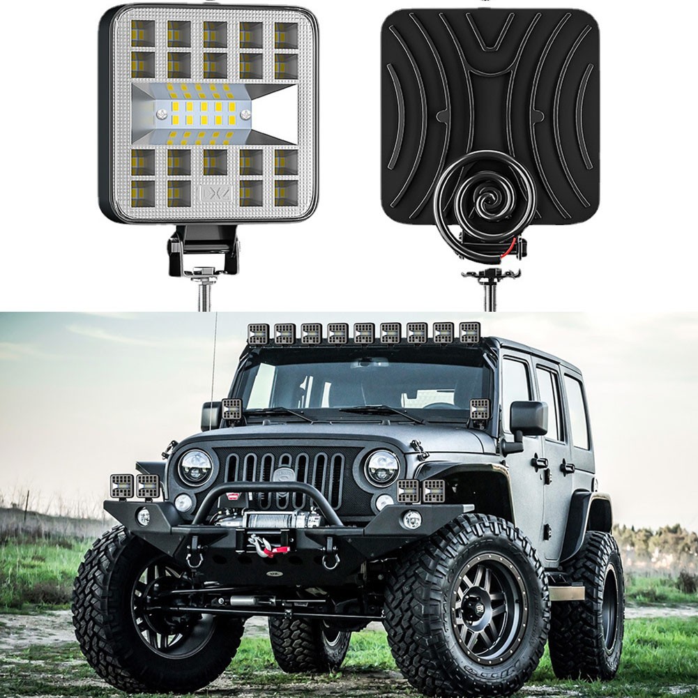 29 Led Car Work Lights Spotlight Flood Lamp Square Ip65 Waterproof ...