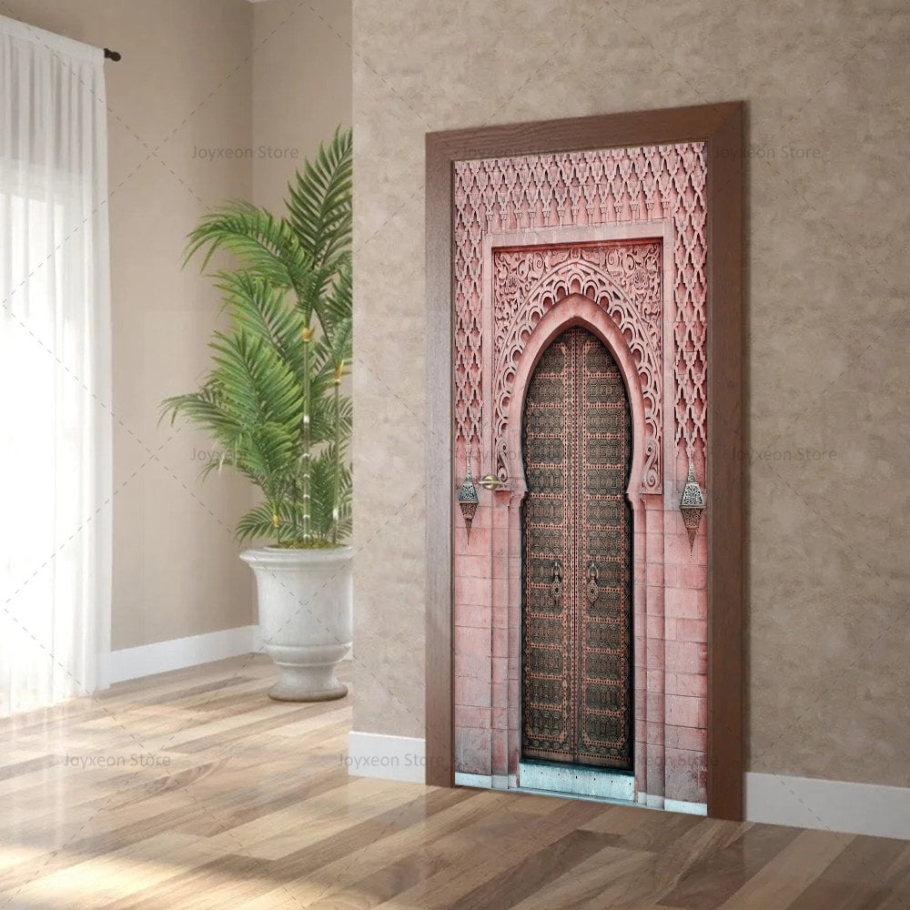 29 Muslim Door Stickers for Home Decoration Islamic PVC Waterproof Self ...