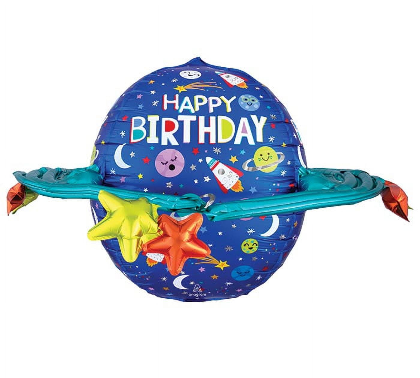29" Packaged Festive Colorful Galaxy Garland Balloon - Walmart.com