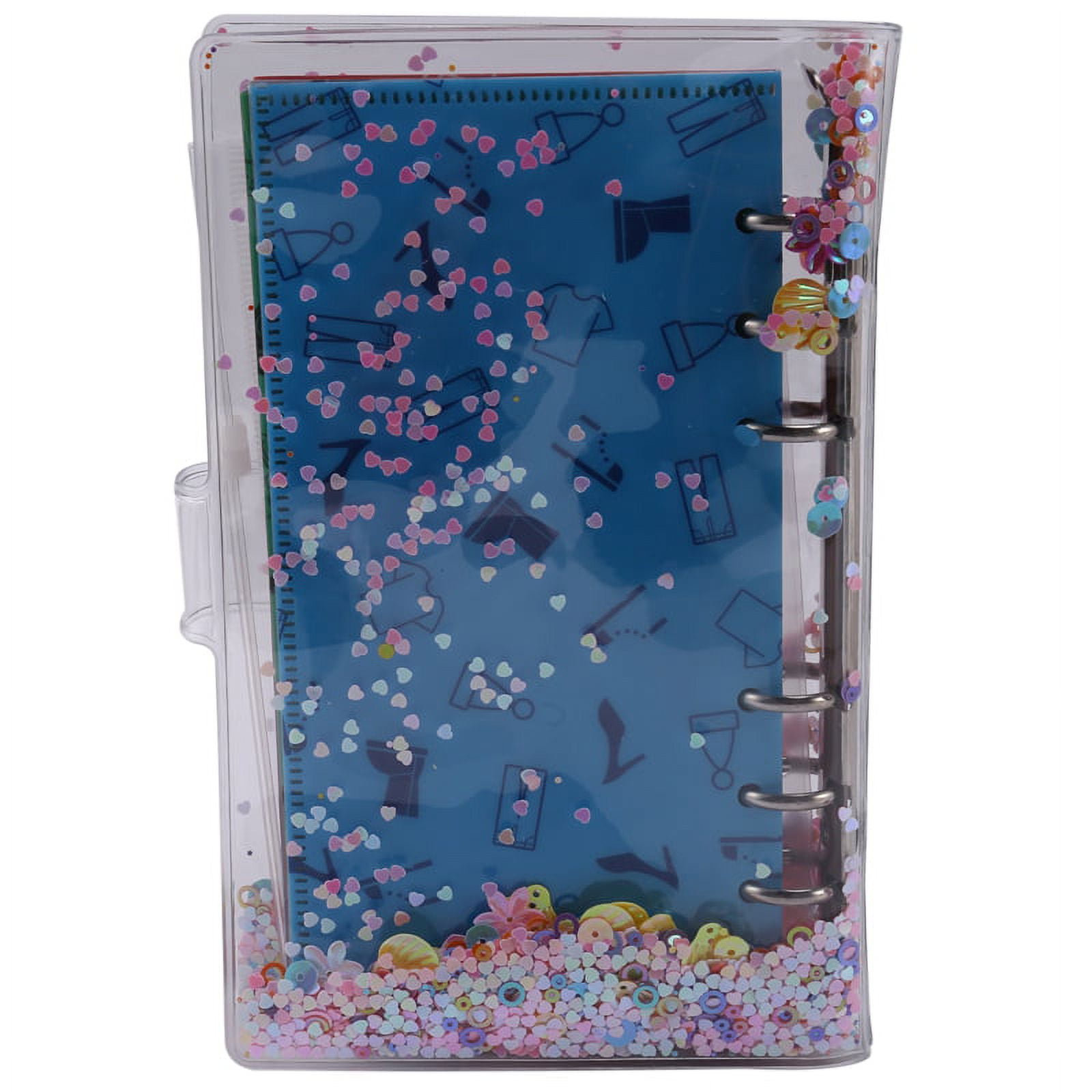 29 Pieces Glitter Binder Cover A6 PVC Binder Cover Sets 2 Sheets Label ...