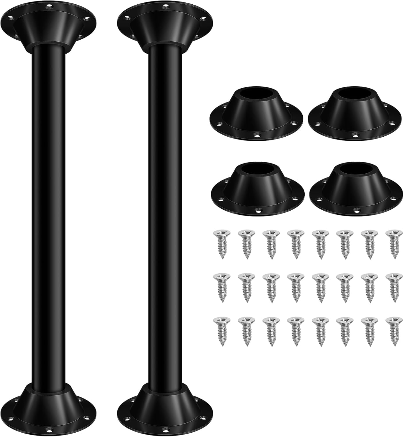 29" RV Table Legs & Base Kit - Heavy Duty Aluminum, Fits Travel ...