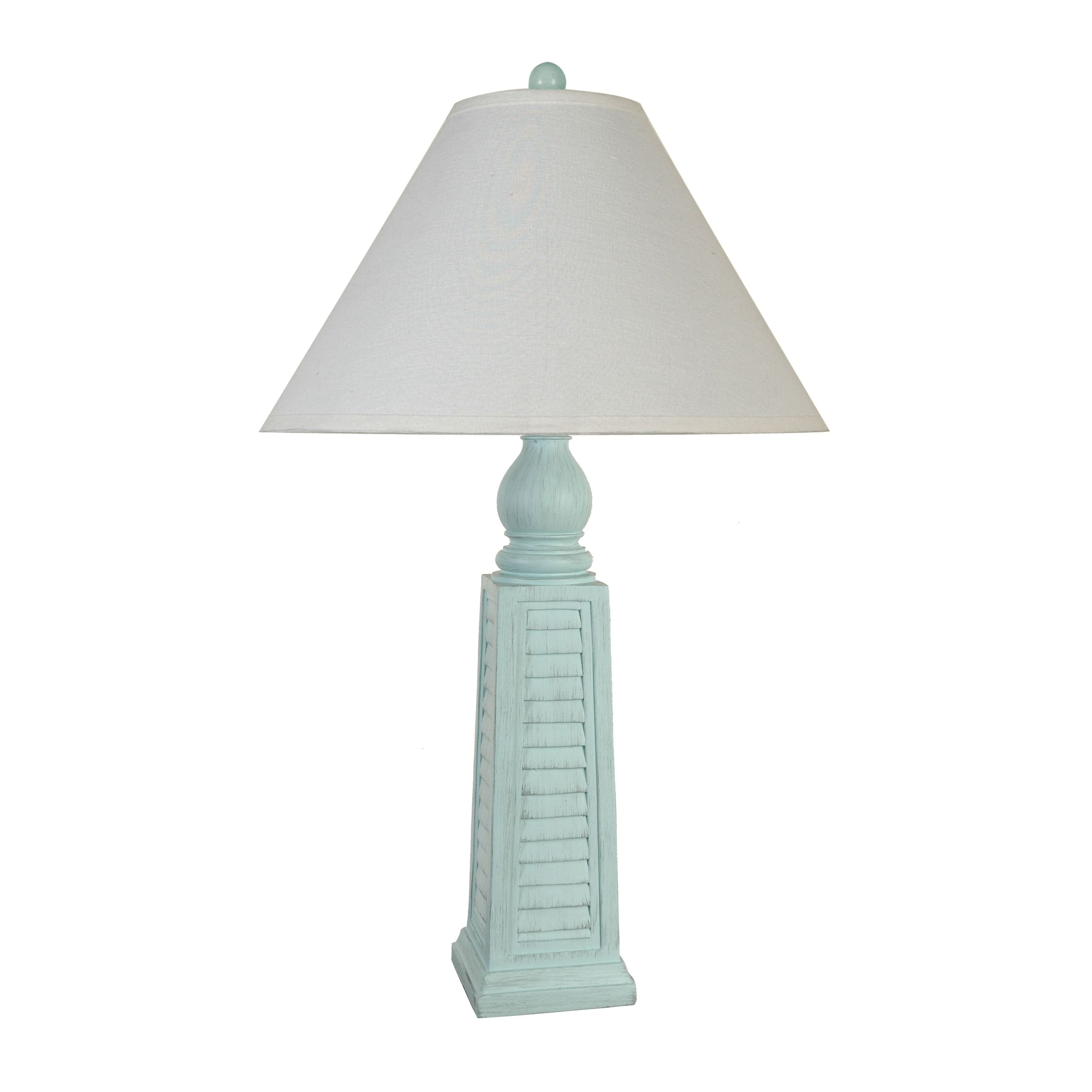 29" Shutter Table Lamp with Shade, Light Blue (Set of 2) - Walmart.com