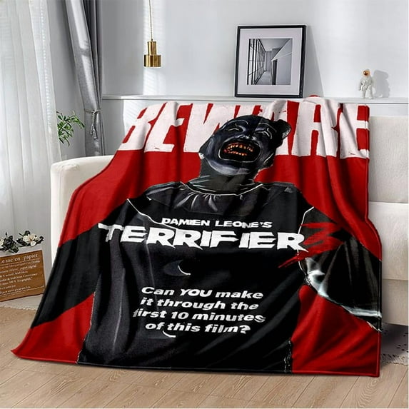 29 Style Terrifier 3 Horror Clown Movie Film Cartoon Soft Blankets ...