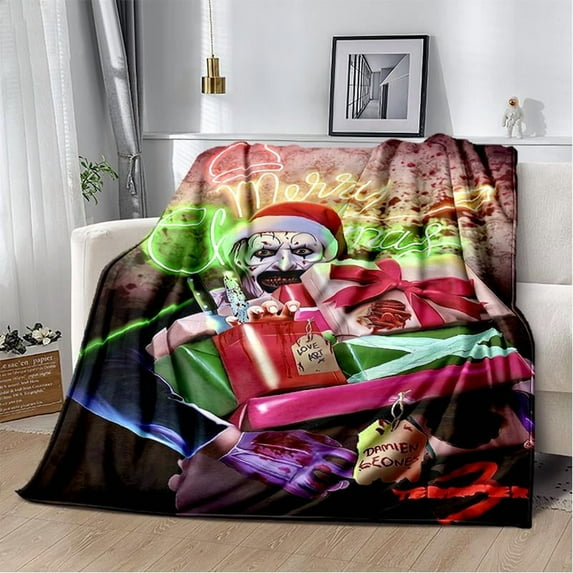 29 Style Terrifier 3 Horror Clown Movie Film Cartoon Soft Blankets ...