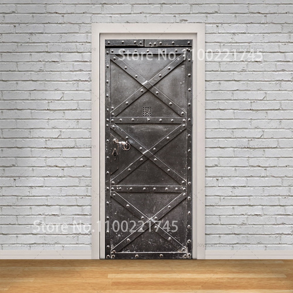 29 Styles Door Stickers Self Adhesive Full Door Stickers Home Decor ...
