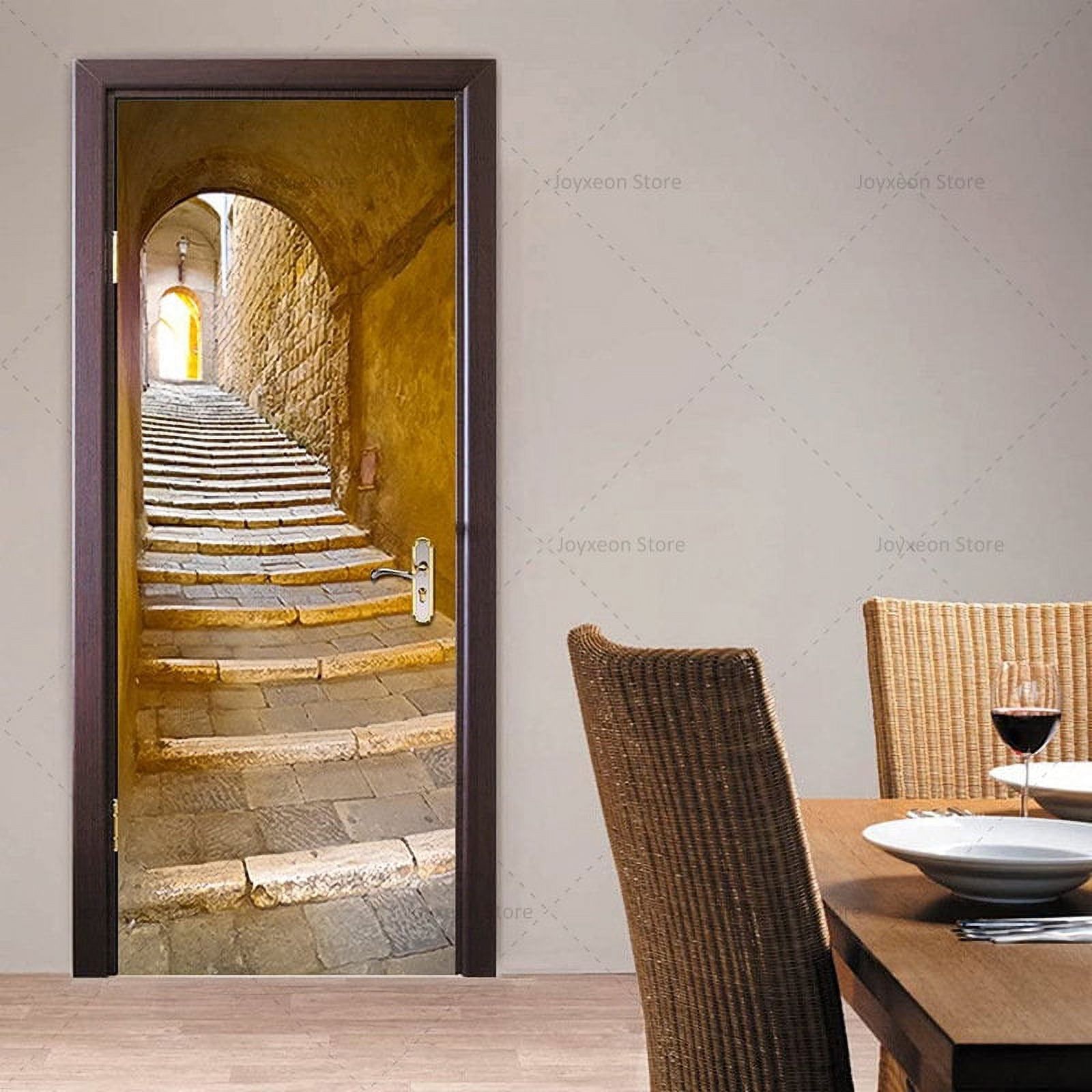 29 Styles Door Stickers Self Adhesive Full Door Stickers Home Decor ...
