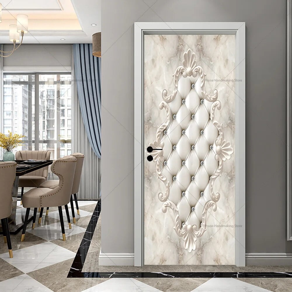 29 Styles of European Retro Door Stickers PVC Matte Film Material ...