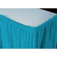 29" X 14' Pleated Plastic Table Skirt Choose From 18 Color (TURQUOISE ...