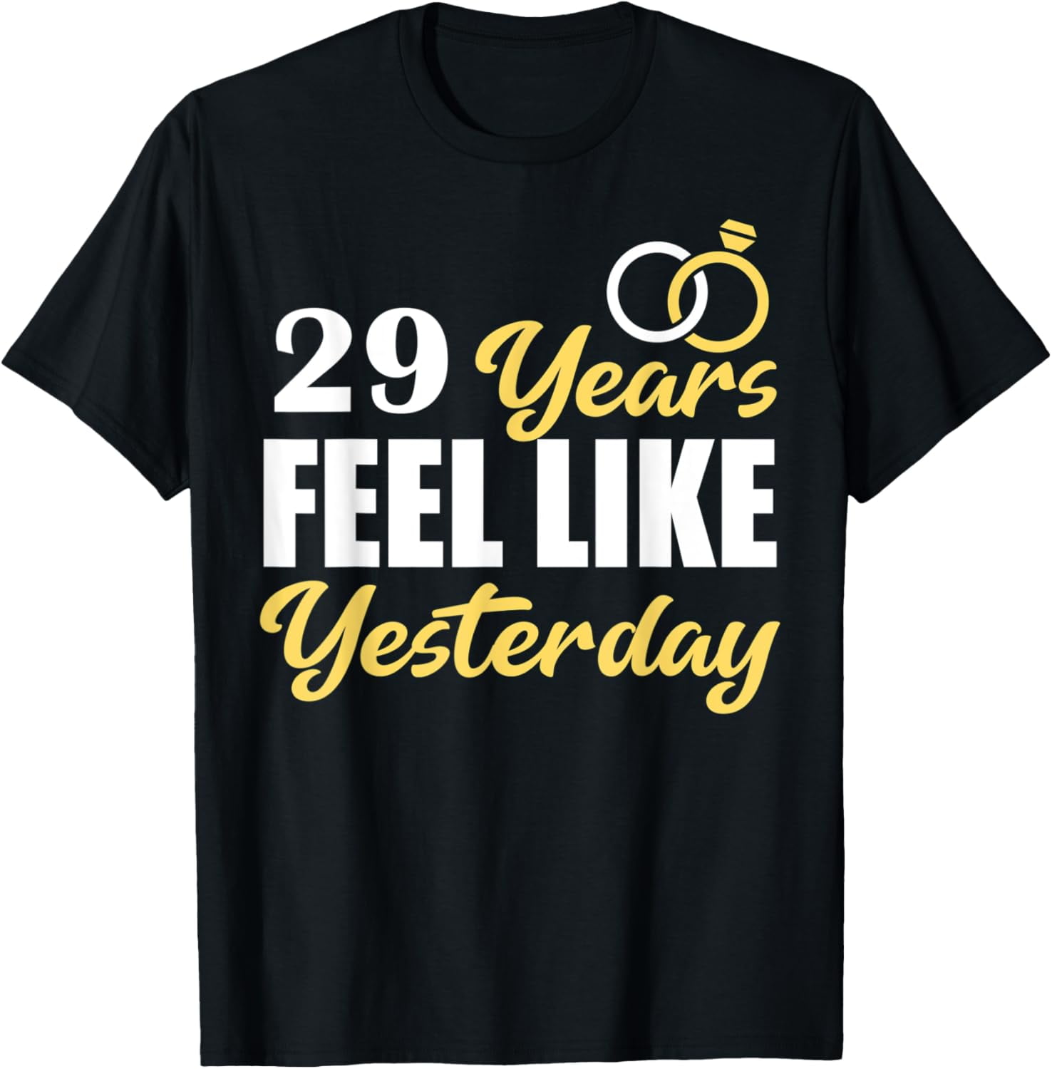 29 Years Wedding 29th Anniversary Funny Couple For Him Her T-Shirt ...