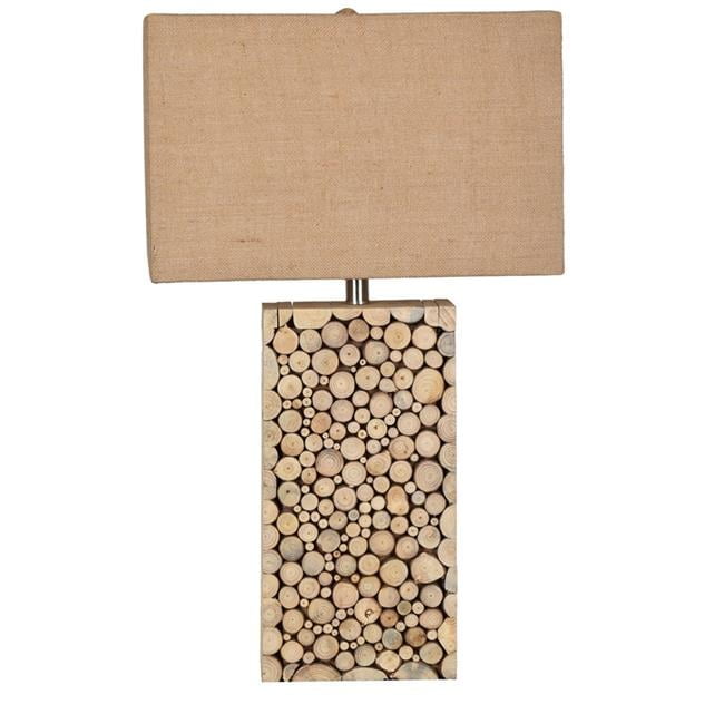 29 in. Stacked Wood Table Lamp - Pack of 2 - Walmart.com