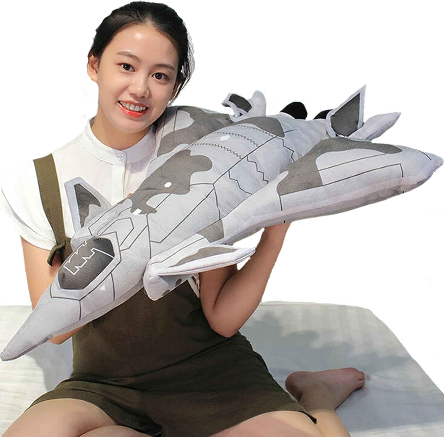 29 inch Airplane Model Plush with Blanket Warplane Stuffed Animal Toy ...