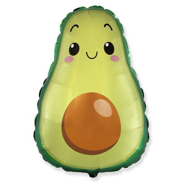 LA Balloons 29" Avocado Foil Mylar Party Balloon - Fiesta Themed ...