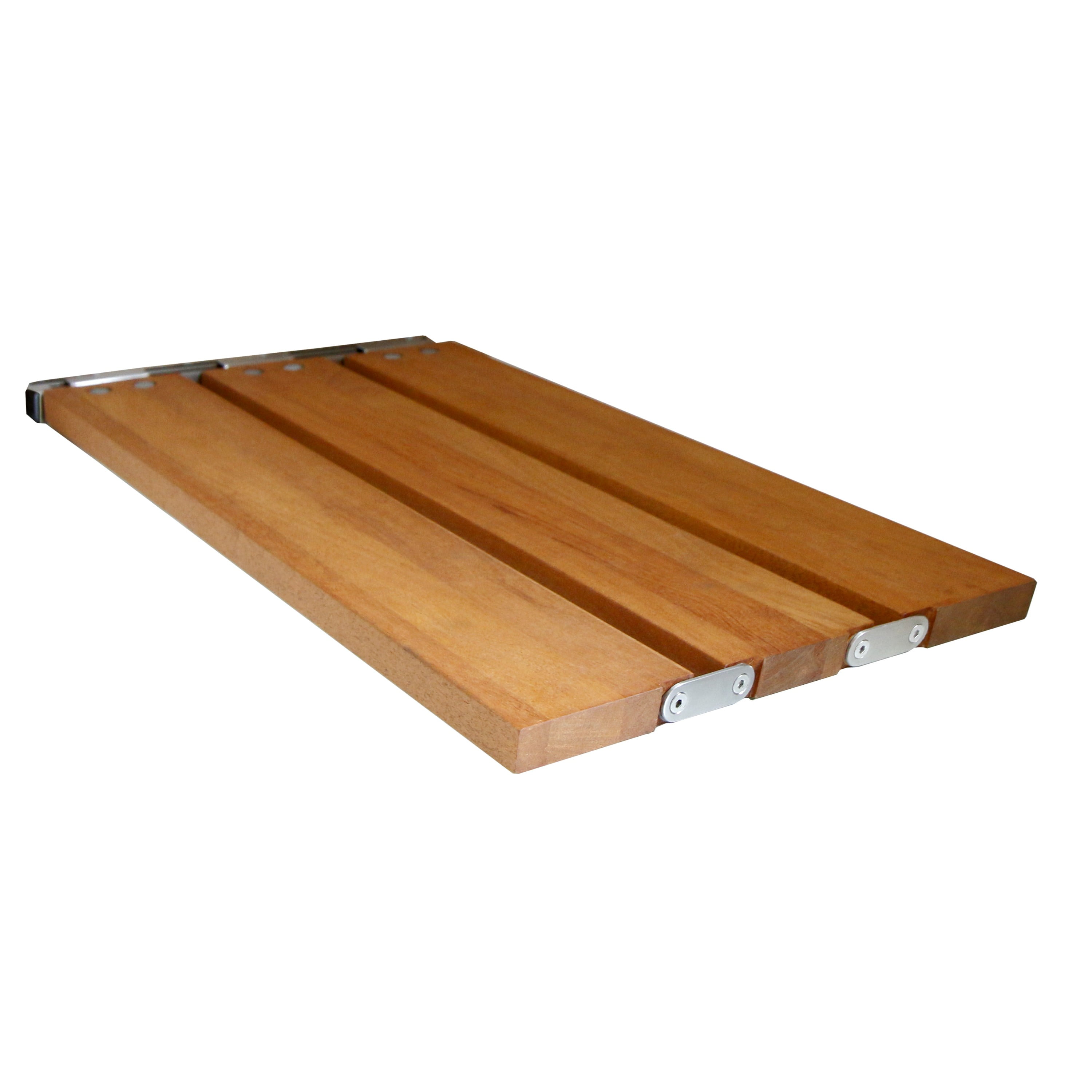 29 inch Malibu Removable Tri-Fold Bathtub Bench Seat, Teak Wood ...