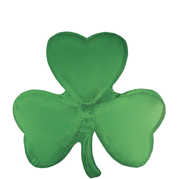 29 inch Satin Emerald Shamrock Anagram Foil Mylar Balloon - Party ...