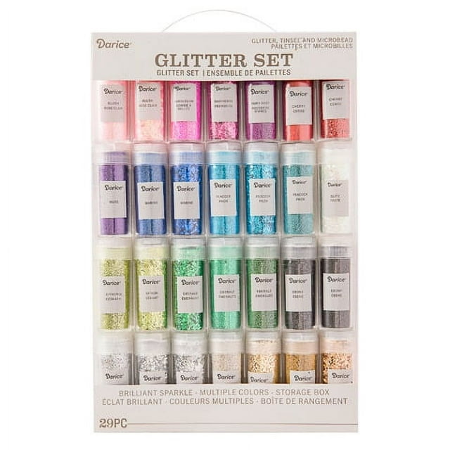 29-pc Combination Glitter Set: Assorted Colors - Walmart.com