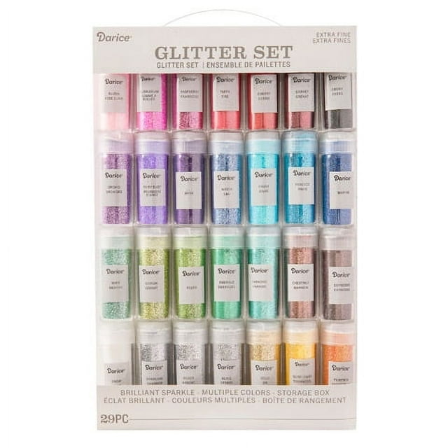 29-pc Extra Fine Glitter Set: Assorted Colors - Walmart.com