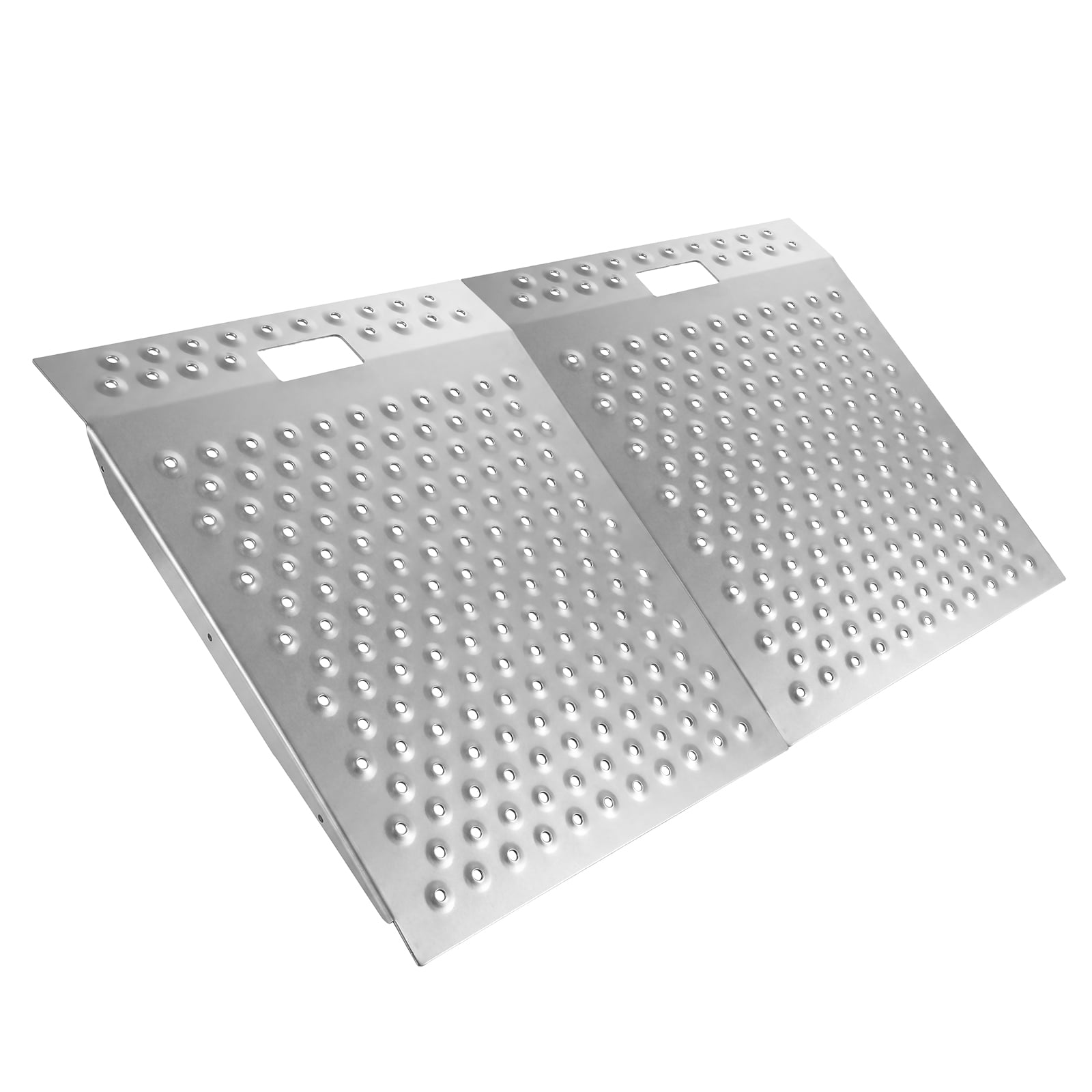 29 x 24 Inch Heavy Duty Aluminum Shed Ramp, 1500 LBS Capacity Anti Slip ...