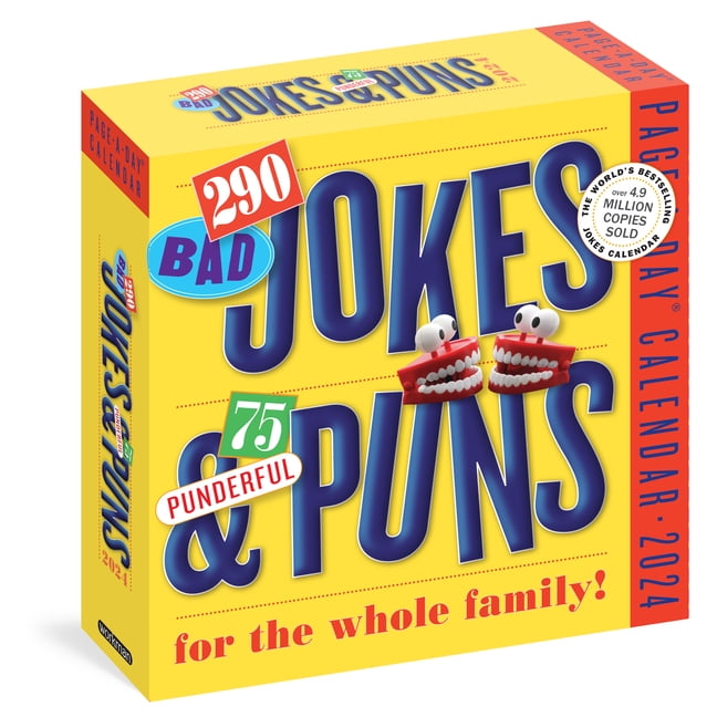 Page-A-Day Jokes & Puns Calendar 2024 - Desk Version, Bestselling ...