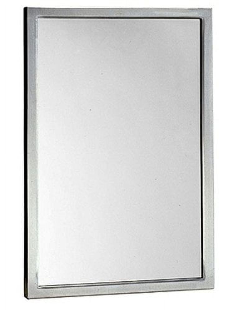 290 Series 304 Stainless Steel Welded Frame Glass Mirror, Finish, 24 ...