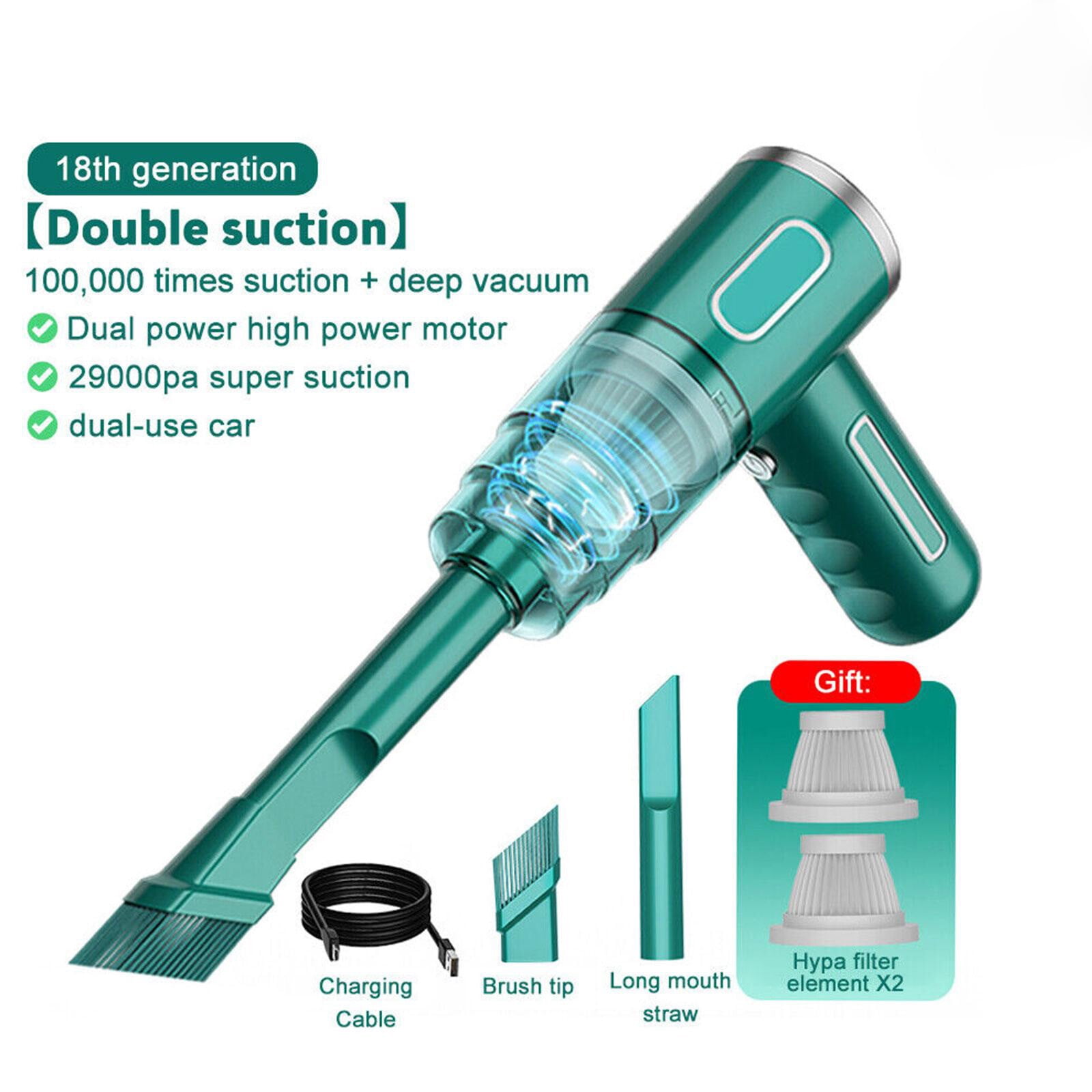 29000PA Cordless Hand Held Vacuum Cleaner Mini Portable Car Auto Home ...