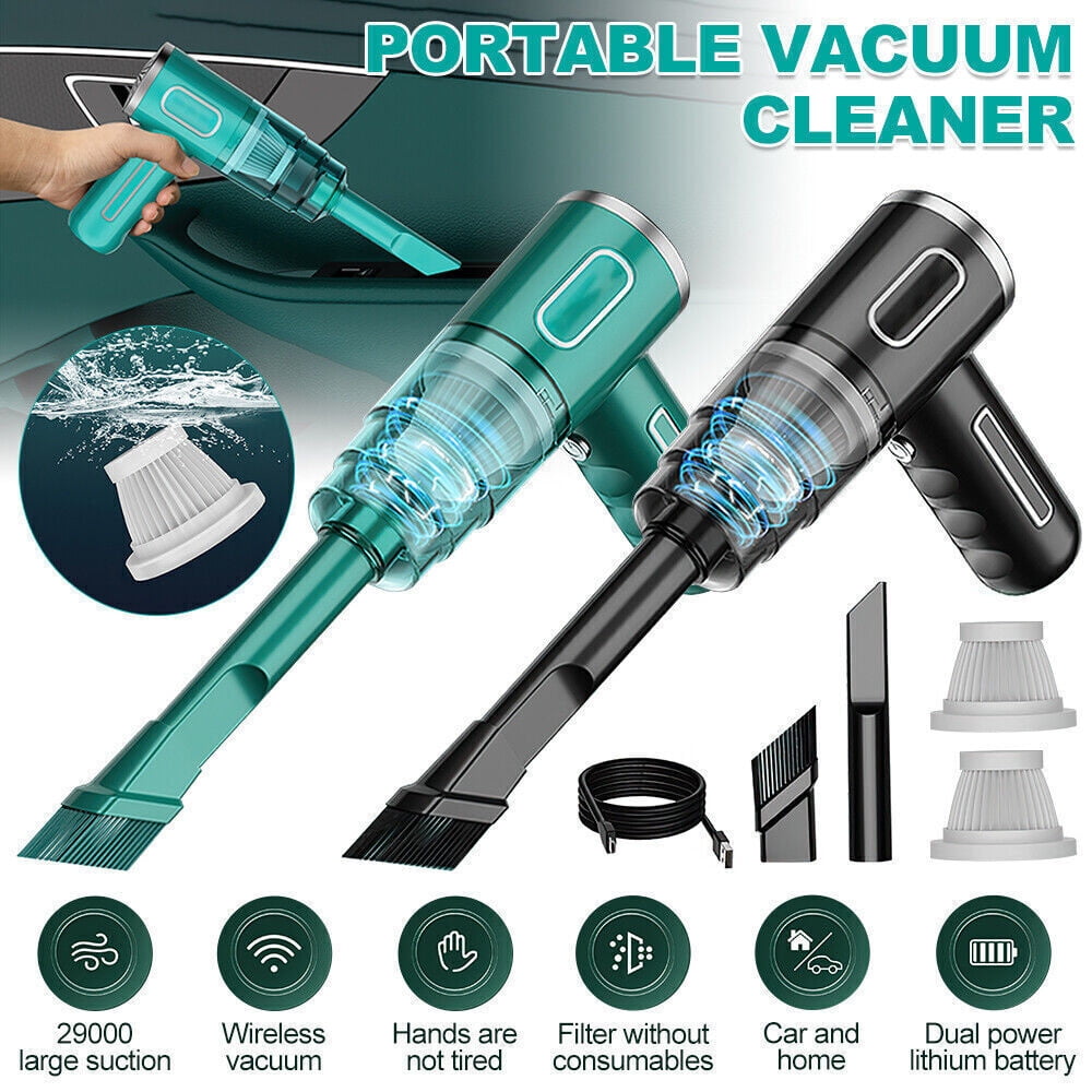 29000pa Cordless Hand Held Vacuum Cleaner Mini Portable Car Auto Home ...