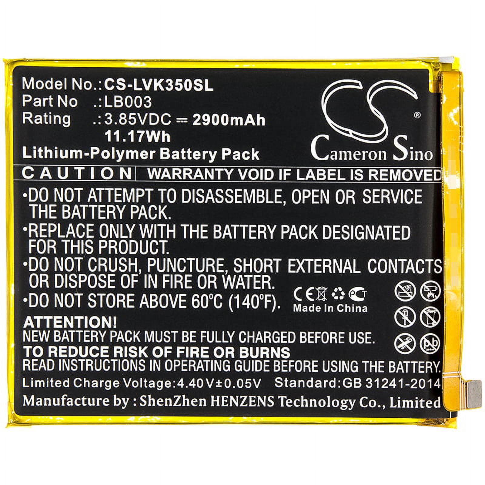 2900mAh LB003 Battery for Lenovo K5 Dual SIM K350t K5 - Walmart.com