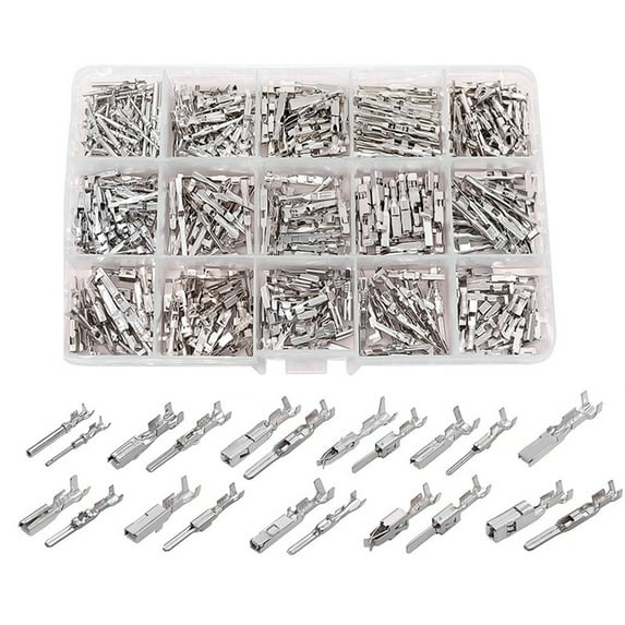 290PCS Automotive Wire Terminal Pinconnector 1-3.5mm Non Insulated Plug ...
