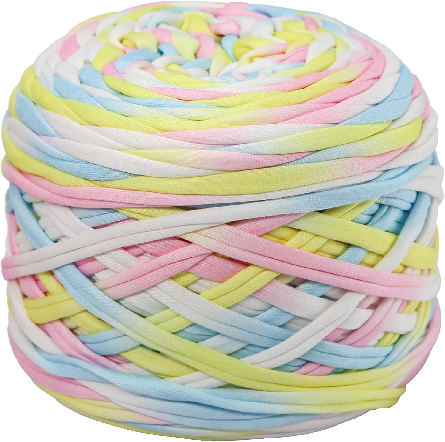 290g /109 Yards T-Shirt Yarn Elastic Fabric Crochet Cloth Yarn for DIY ...