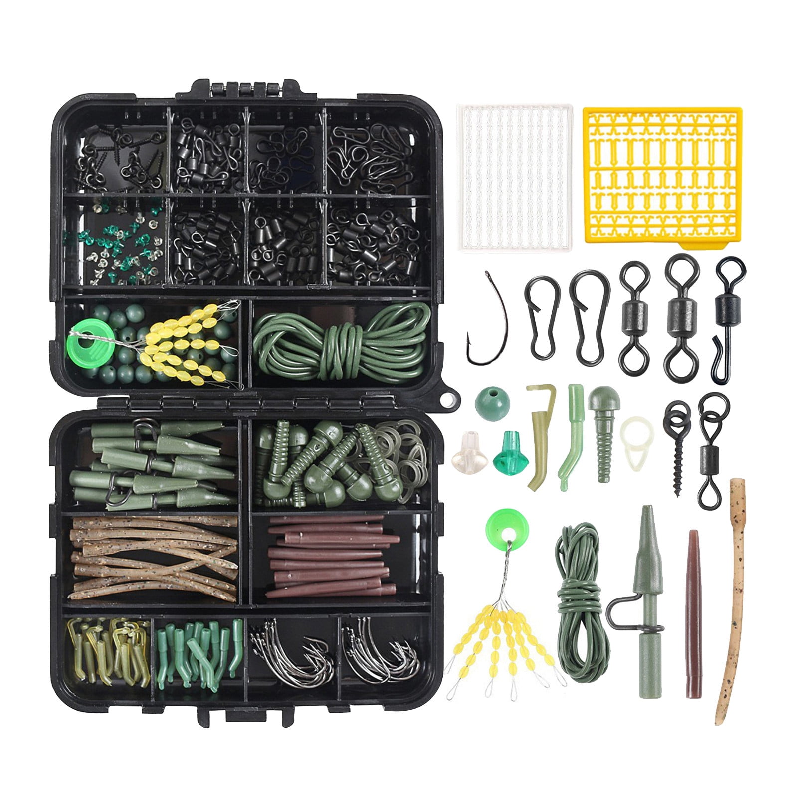 292Pcs Fishing Tackle Kit Saltwater Freshwater Portable Tackle Box ...