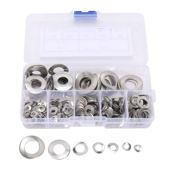 295 Pcs 304 Stainless Steel Spring 2 Wave Washer Gasket Assortment Kit ...