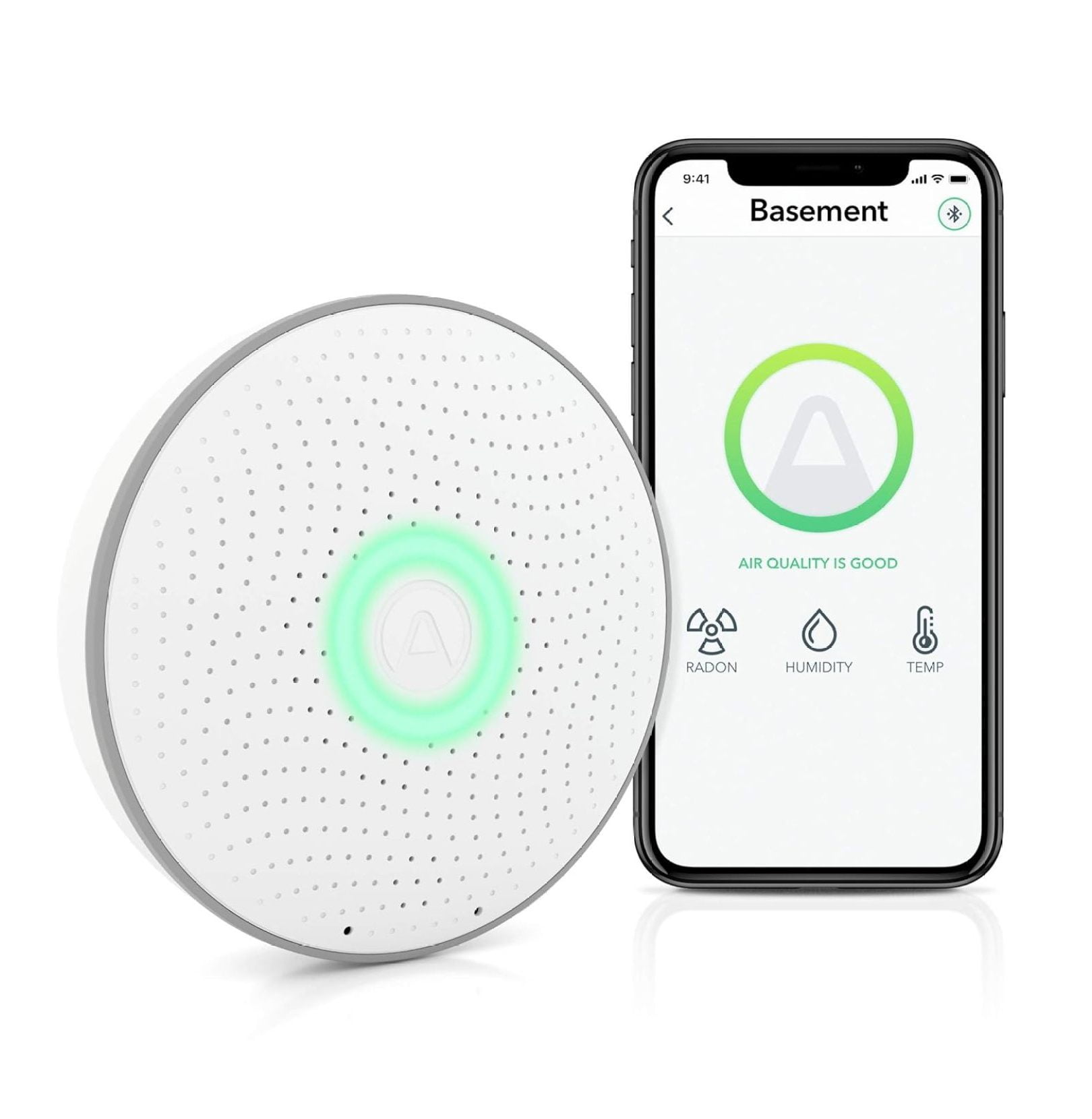 2950 Radon - Smart Radon Detector with Humidity & Temperature Sensor ...