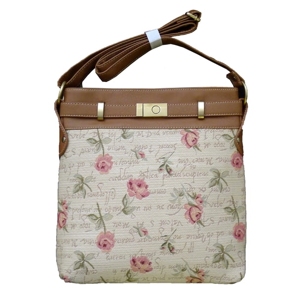 2952 - English Rose Shoulder Purse - Walmart Business Supplies