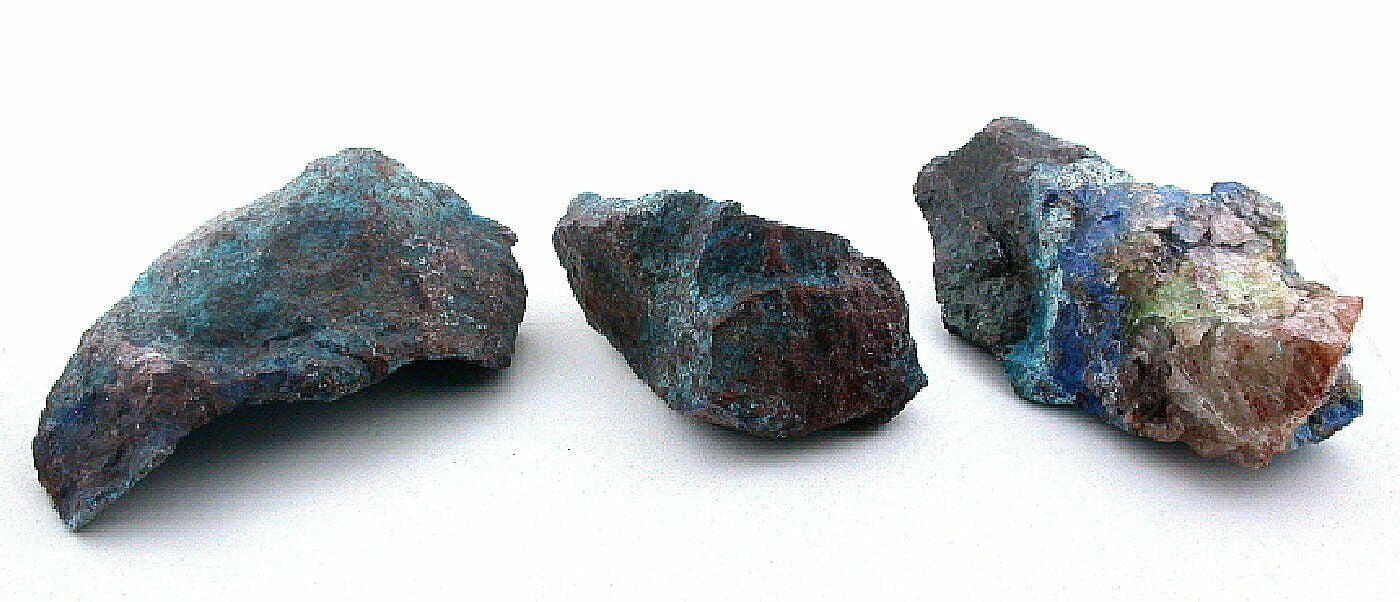 296 GRAM THRRE SHATTUCKITE QUANTUM QUATTRO SILICA CHRYSOCOLLA CAB ROUGH ...