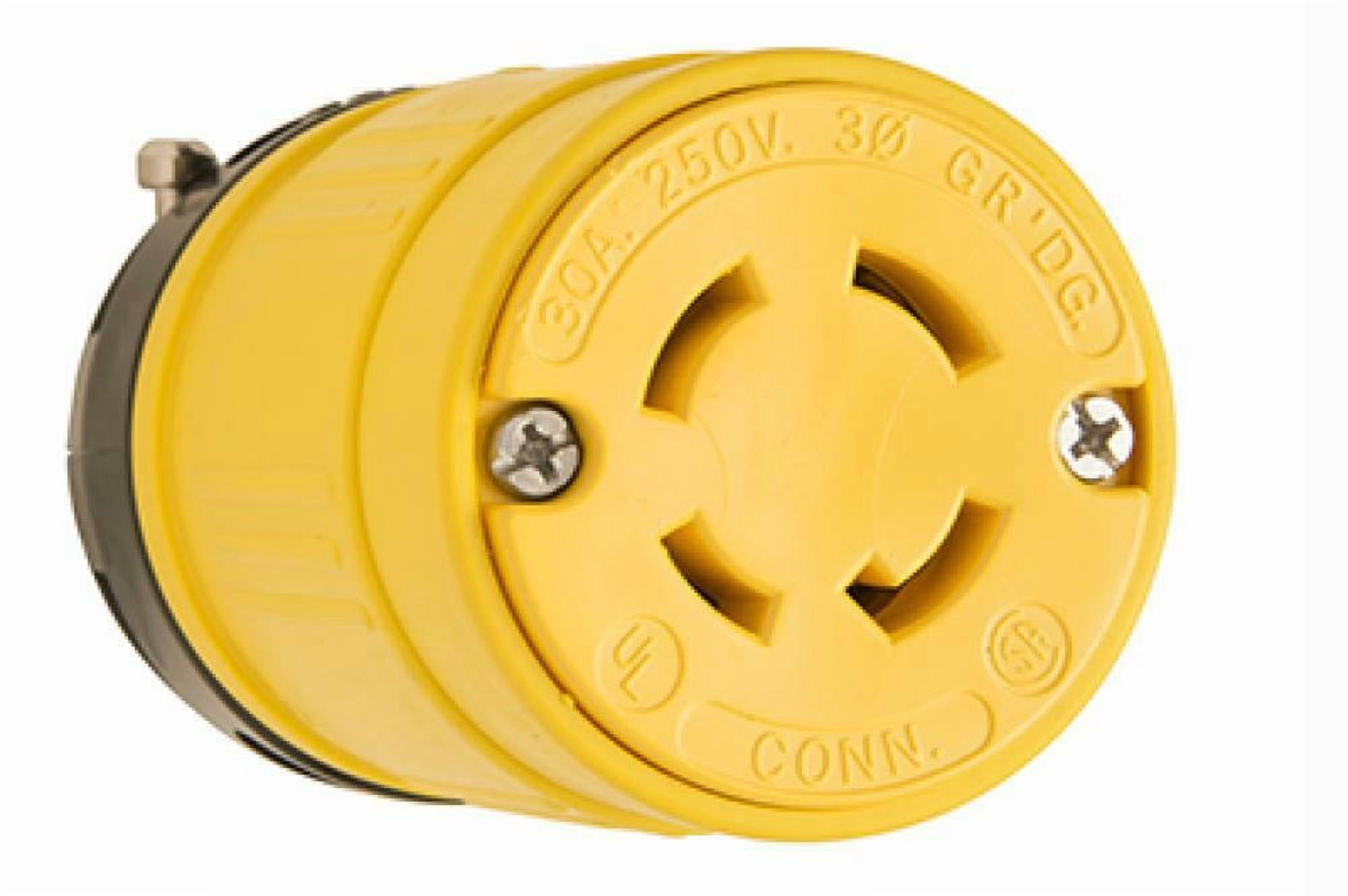 2975 Turnlok connector NEMA L15-30 30A 3PHASE Rubber 250v pass seymour ...