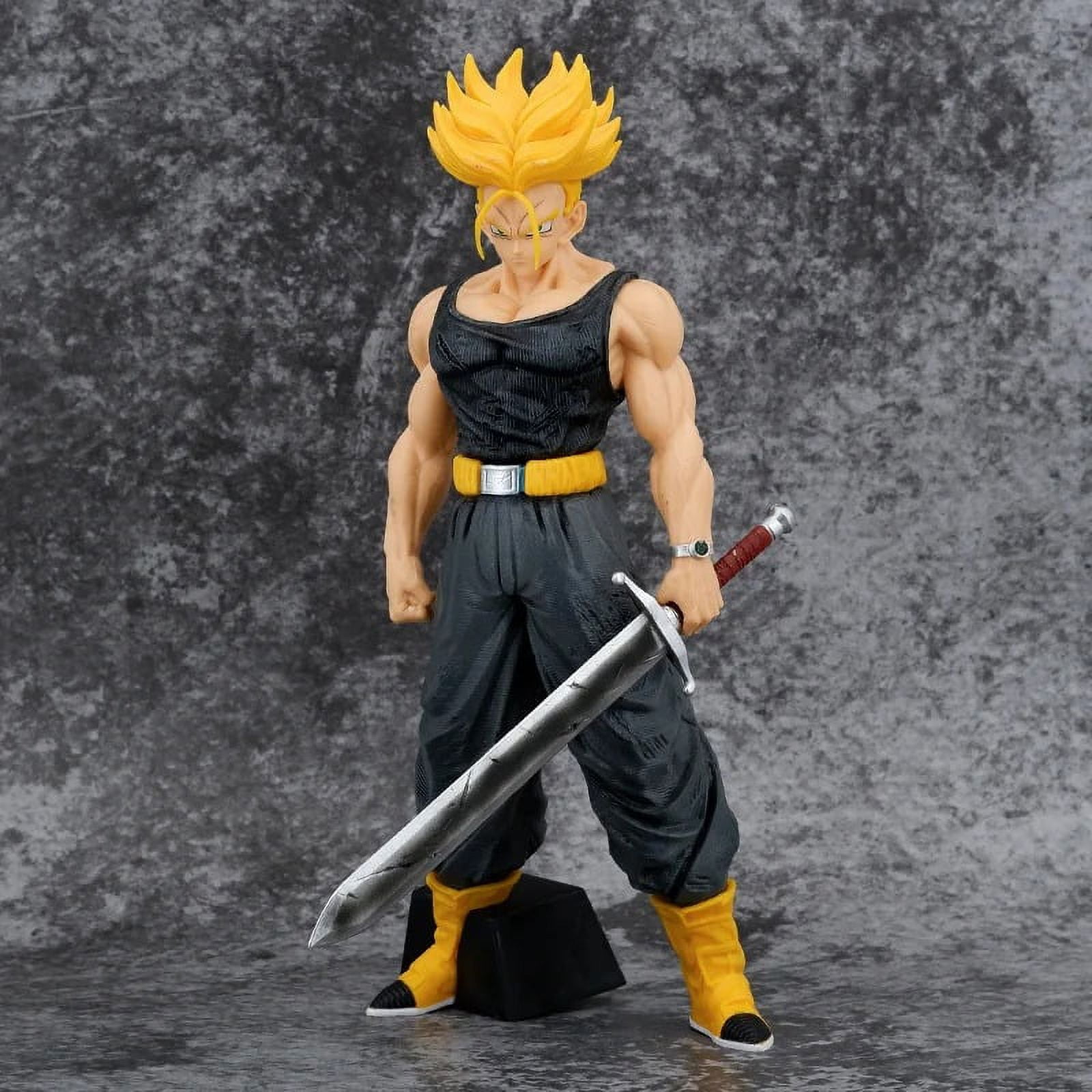 29CM Anime Dragon Ball Trunks Figure Super Saiyan Future Trunks PVC ...