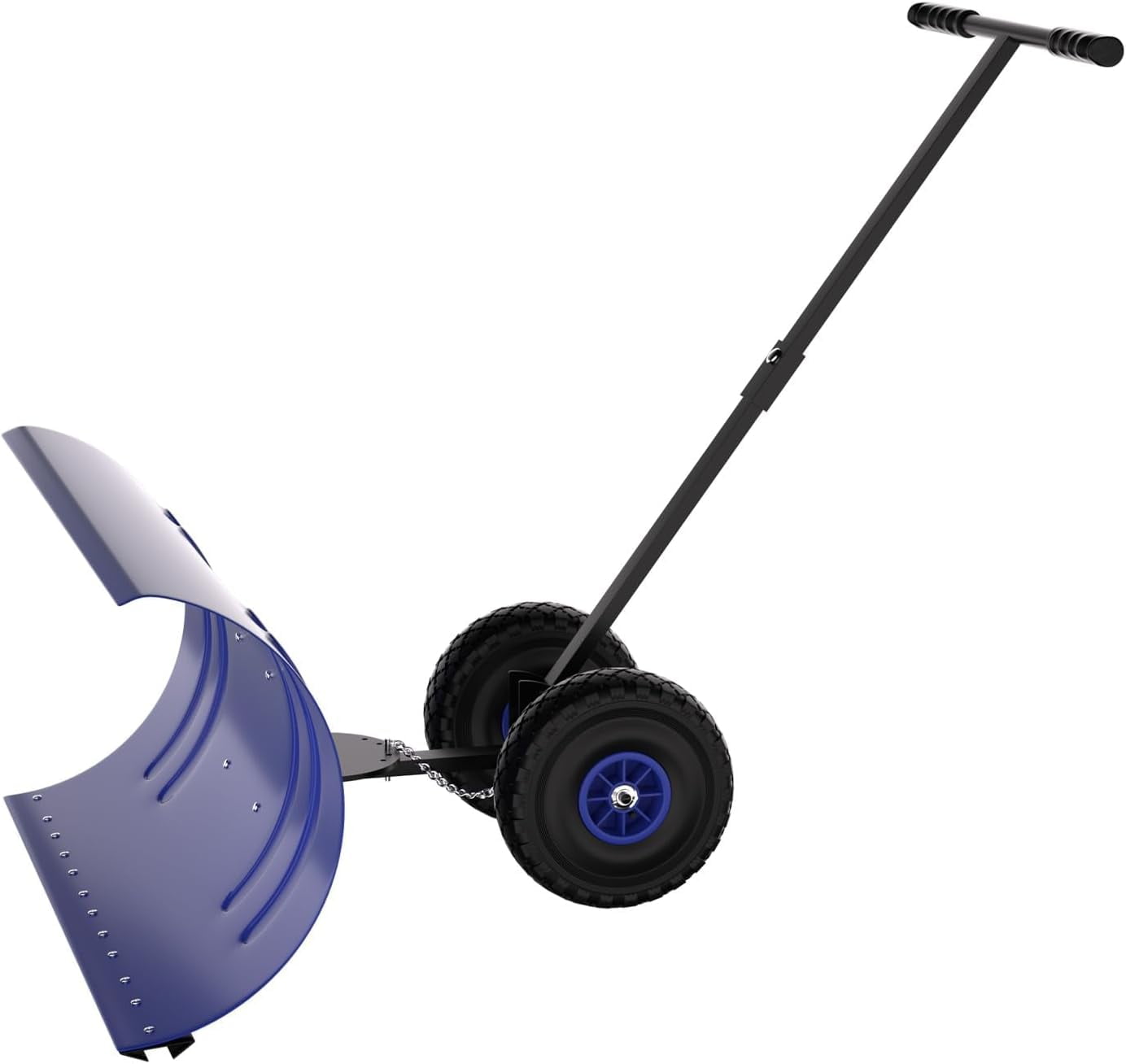 29In Heavy-Duty Steel Snow Plow, 5-Height Adjustable Handle & All ...