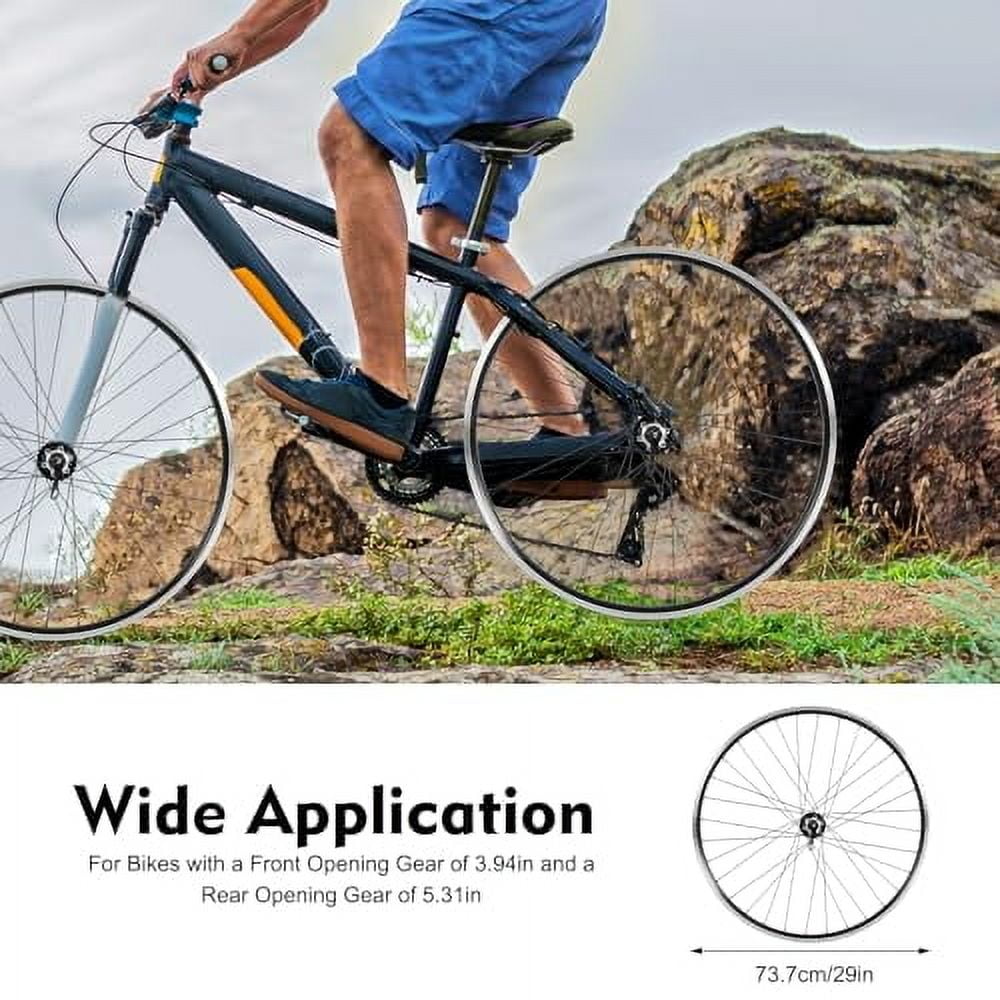 29Inch Mountain Bike Wheelset Quick Release Front Rear Wheels Aluminum ...