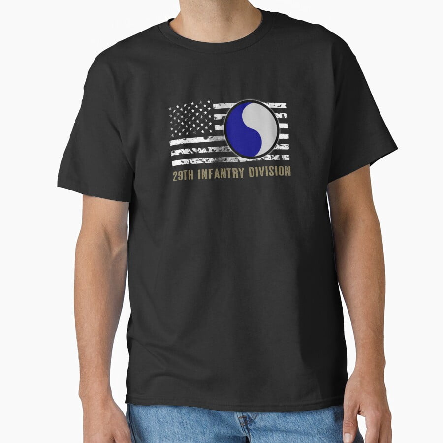 29Th Infantry Division Distressed Flag Military T-Shirt - Walmart.com