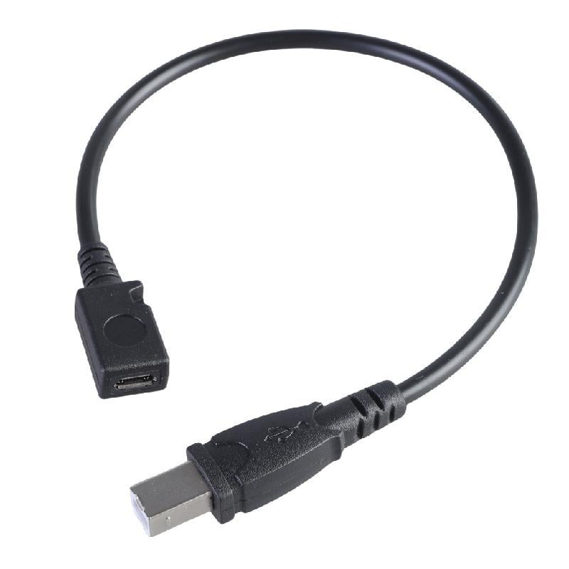 29cm USB 5Pin Data Sync Cable USB 5Pin Female to USB B Male Adapter ...