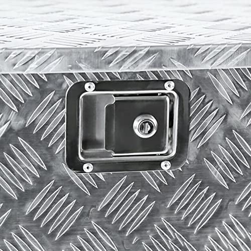 29in Heavy Duty Aluminum Trailer Tongue Tool Box Replacement for Pickup ...